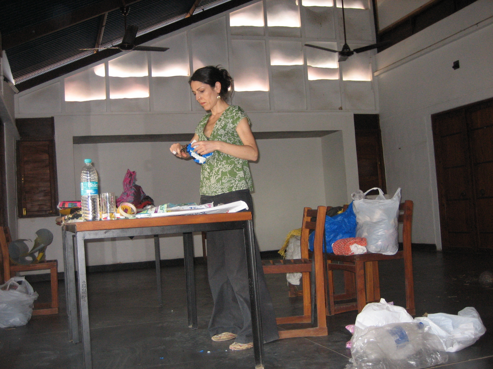 ART D'ECO at Khamir Crafts Center, Kutch, Gujarat, India - Katell Gelebart