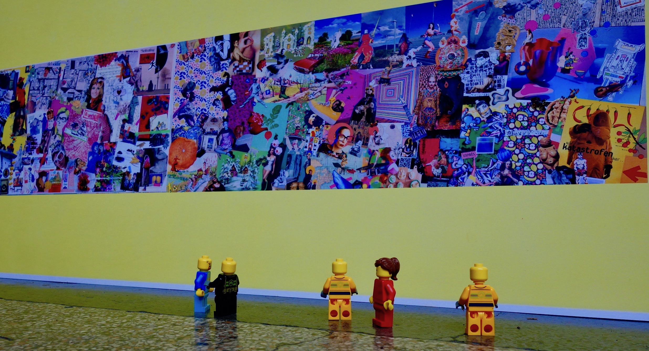 2020 Collage series # 2 / COVID 19 crisis / Milan/ Italy - Katell Gélébart